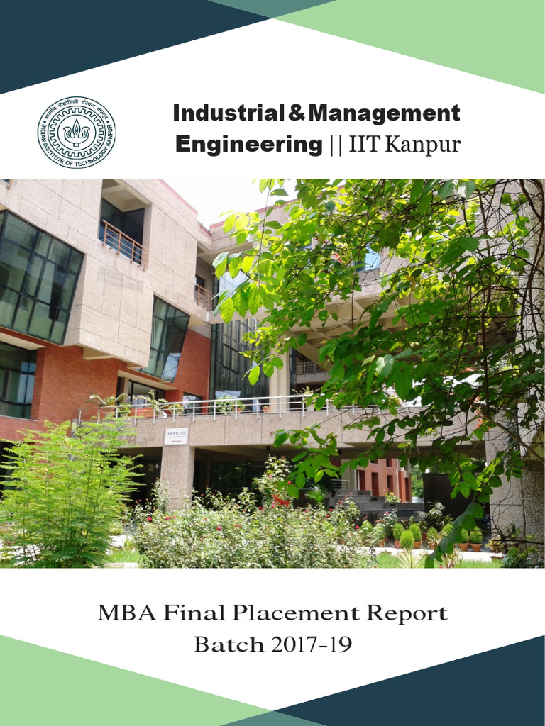 Iit-K Mba Final Placement Report (Batch-2017-19) | PDF | Economies ...