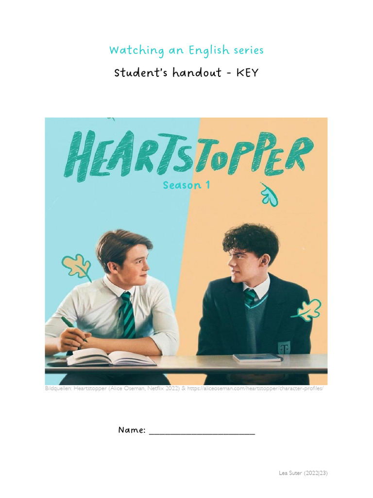 Heartstopper Sek1 Key | PDF | Linguistics | Semantic Units