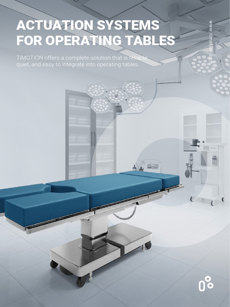 FLY - Actuation Systems For Operating Tables - EN | PDF | Manufactured ...