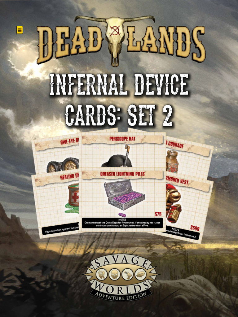 Infernal Device: Set 2 Gear Summary | PDF | Armour