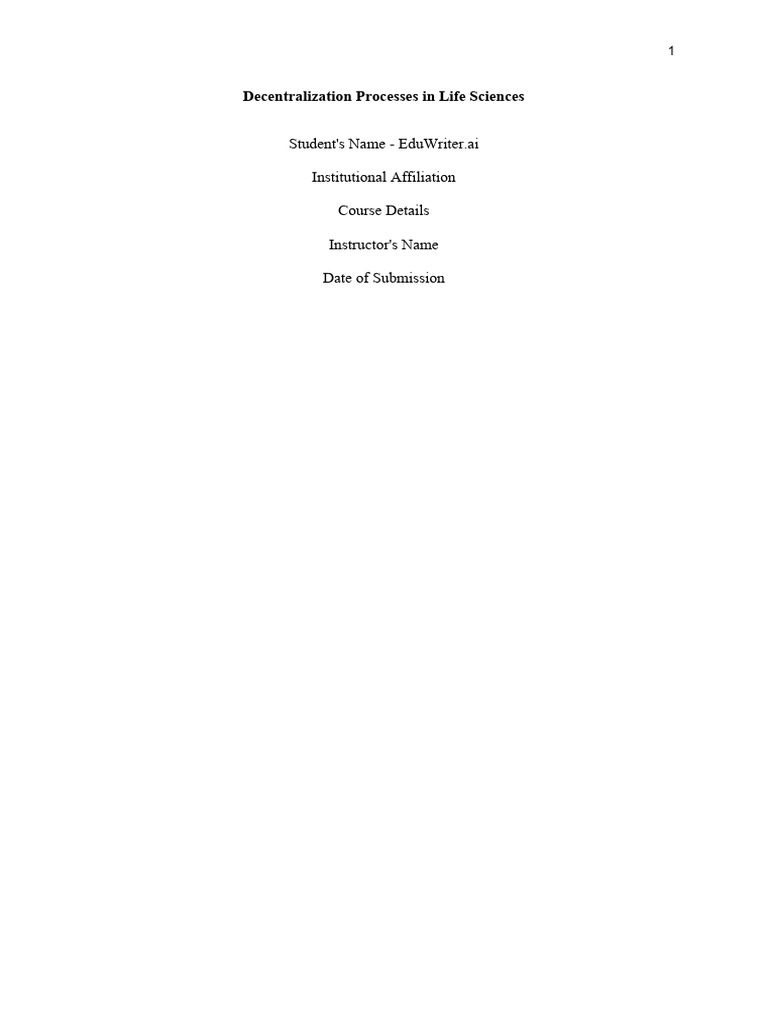 Processes of Decentralization | PDF | Decentralization | Governance