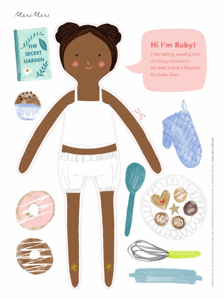 Ruby Doll Printable | PDF