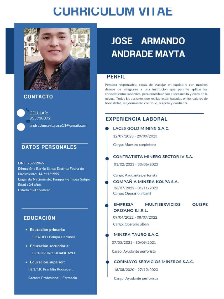 CV Jose Andrade-2 (3) .Pdf24 | PDF