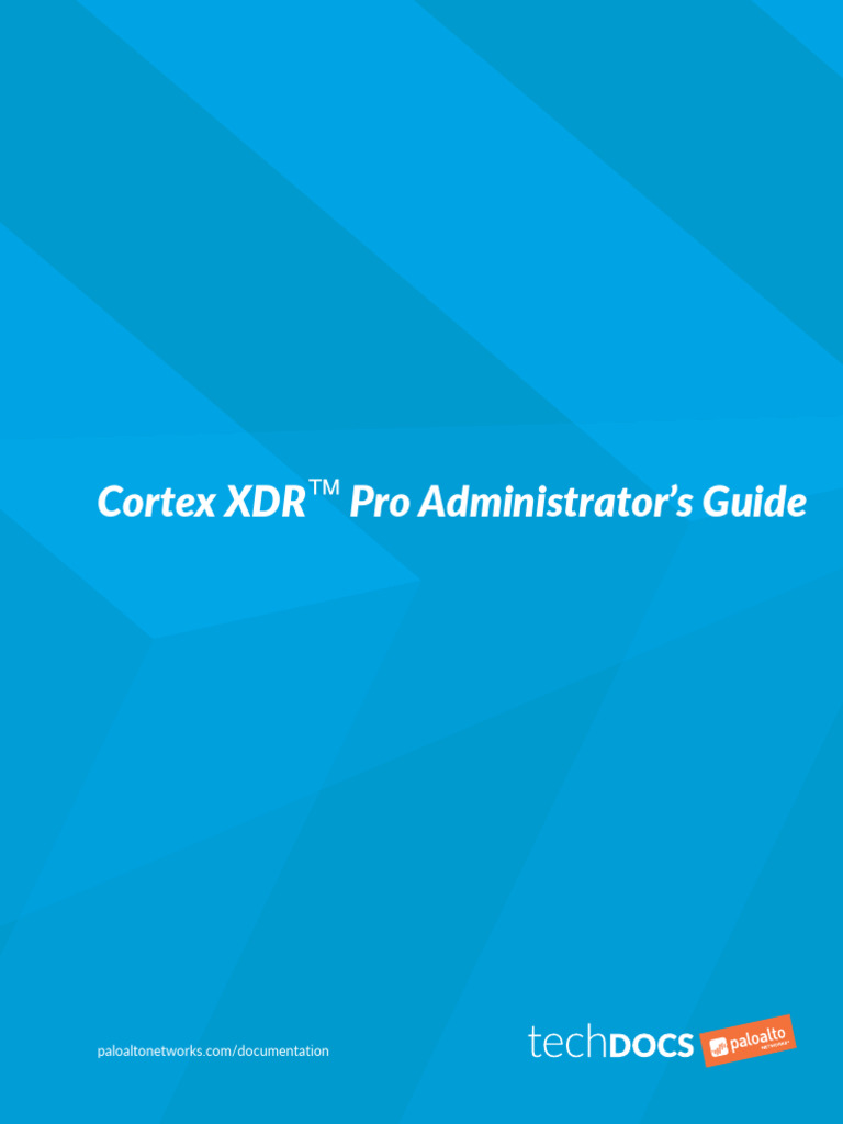 Cortex Xdr Pro Admin | PDF | Security | Computer Security
