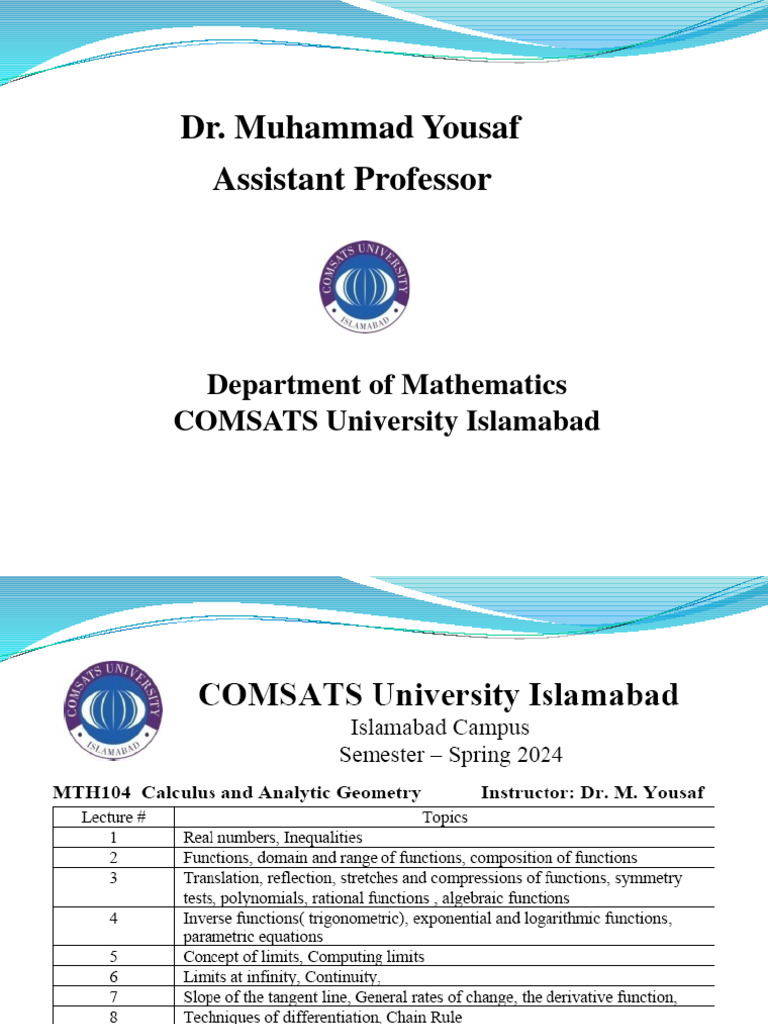 Lec 1-2 | PDF | Function (Mathematics) | Variable (Mathematics)