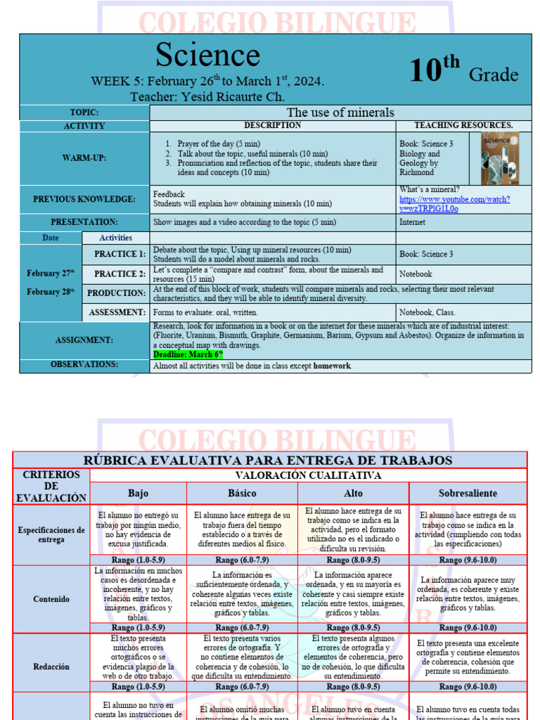 Science Decimo | PDF | Ciencias de la Información