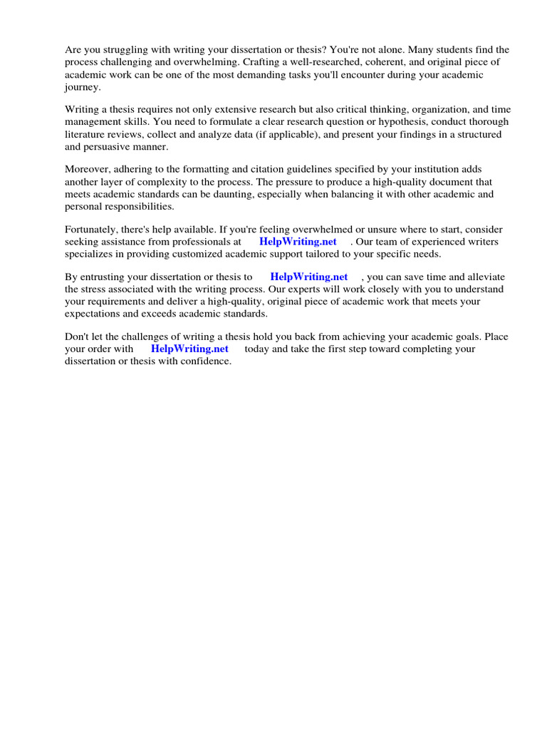 Dissertation and Thesis Definition | PDF | Thesis | Doctor Of Philosophy