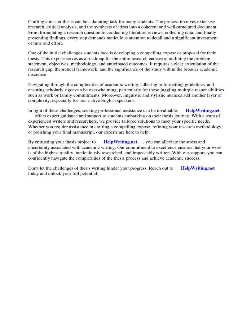 Muster Expose Master Thesis | PDF | Thesis | European Union