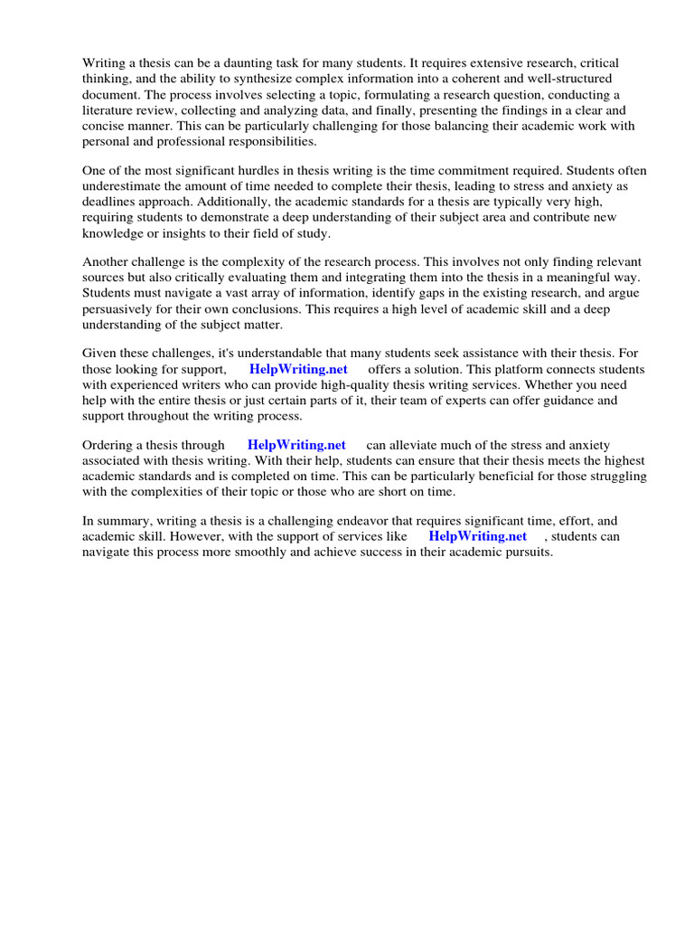 Company Thesis Examples | Download Free PDF | Thesis | Sampling ...