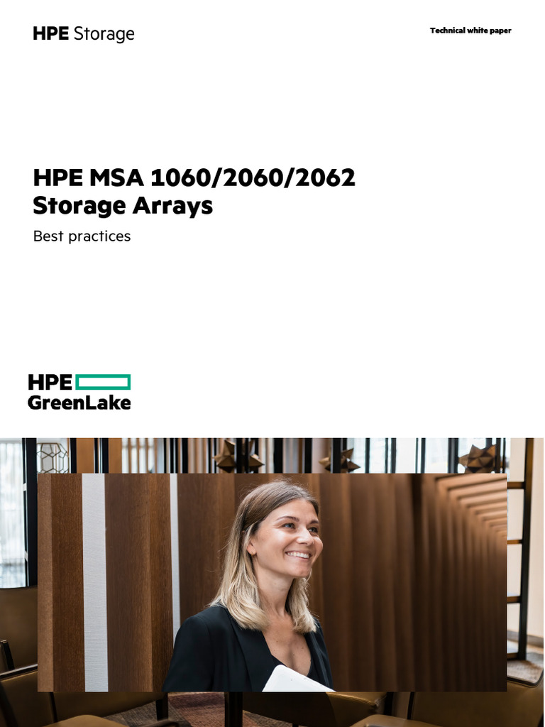 HPE MSA Storage Arrays Best Practices | PDF | Solid State Drive | Hard ...