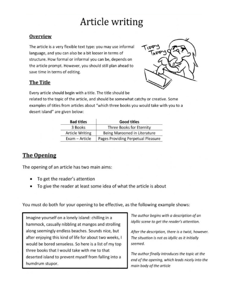 Article Writing | PDF