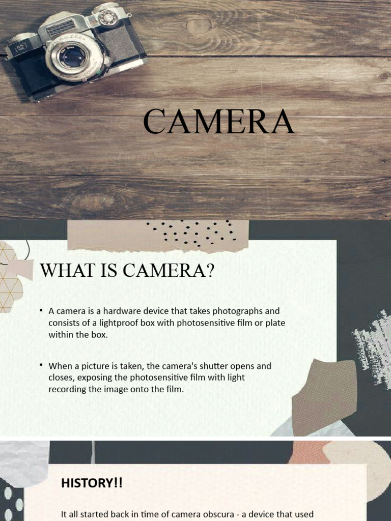 CAMERA Report Parts and Function | PDF | Shutter (Photography) | Aperture