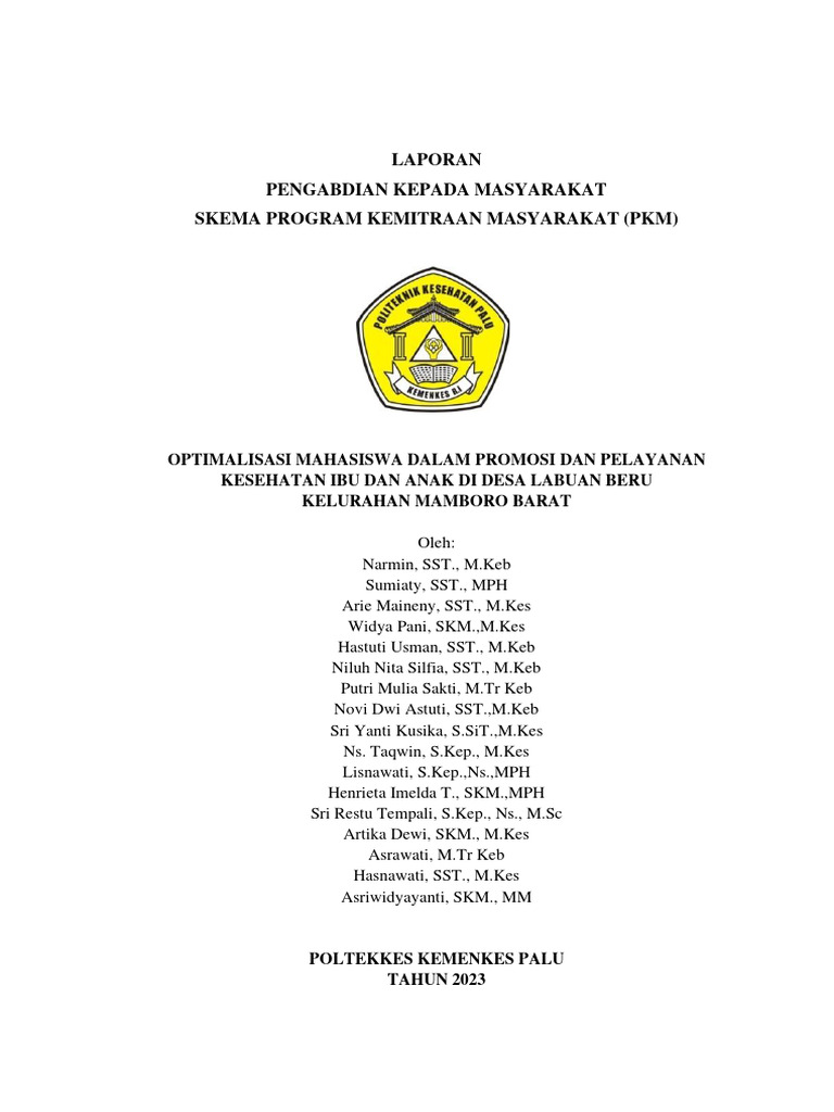 Laporan Pengabdian Masyarakat Mandiri | PDF