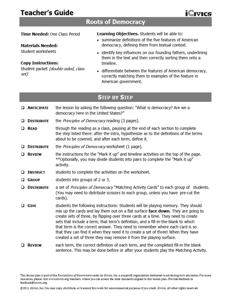 03 Roots of Democracy | Download Free PDF | Separation Of Powers | Rule ...