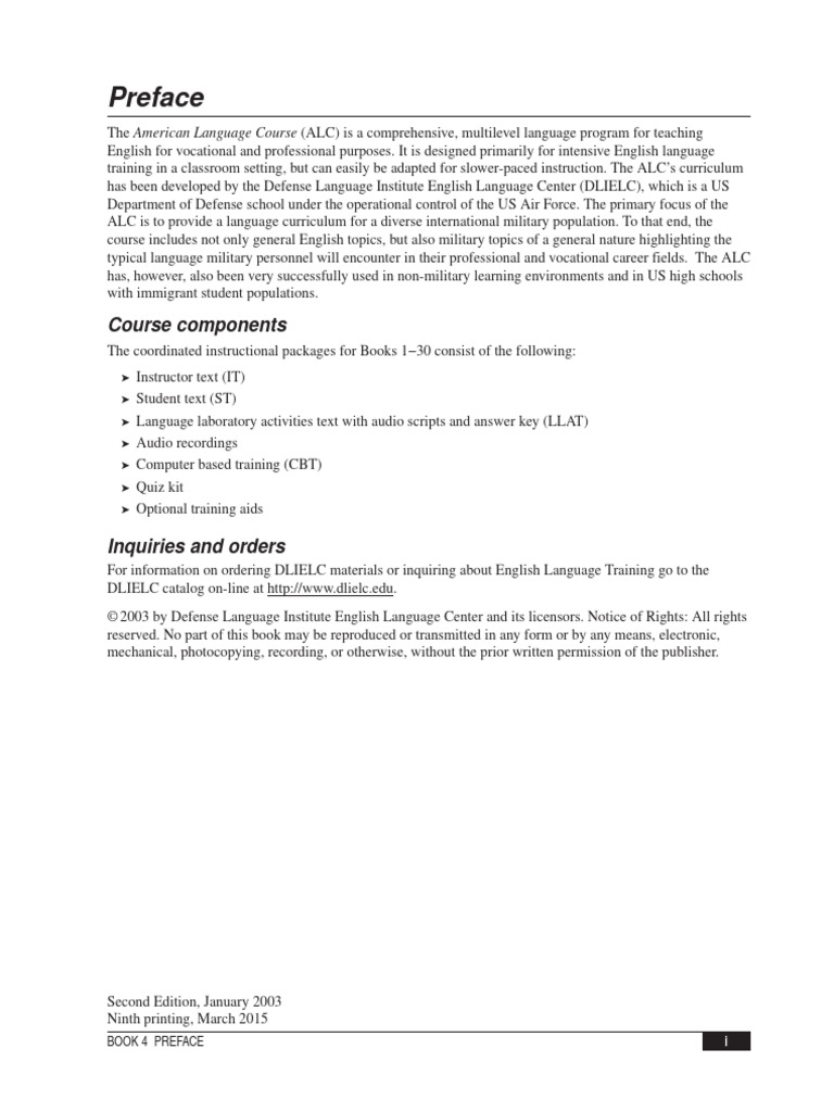 Preface: Course Components | PDF | Grammatical Tense | Stress (Linguistics)