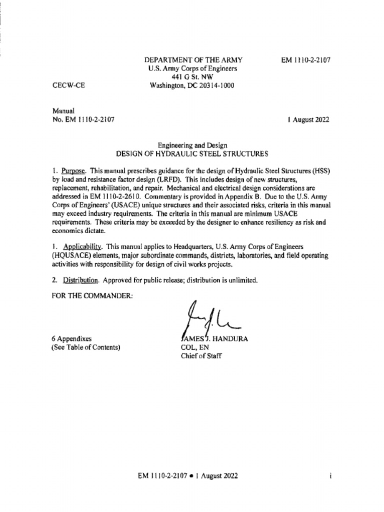 Hydraulic Steel Structures Design Manual | PDF | Hydroelectricity ...