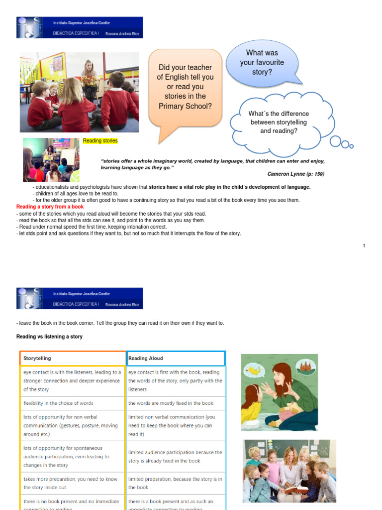 Story Telling (Theory) - Lesson Plan Sample (2023) | Download Free PDF ...