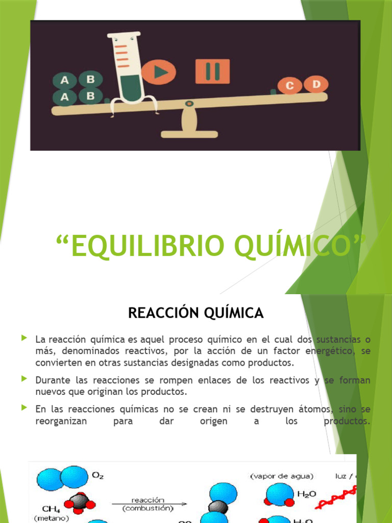 U1 Equilibrio Químico | PDF | Equilibrio químico | Reacciones químicas
