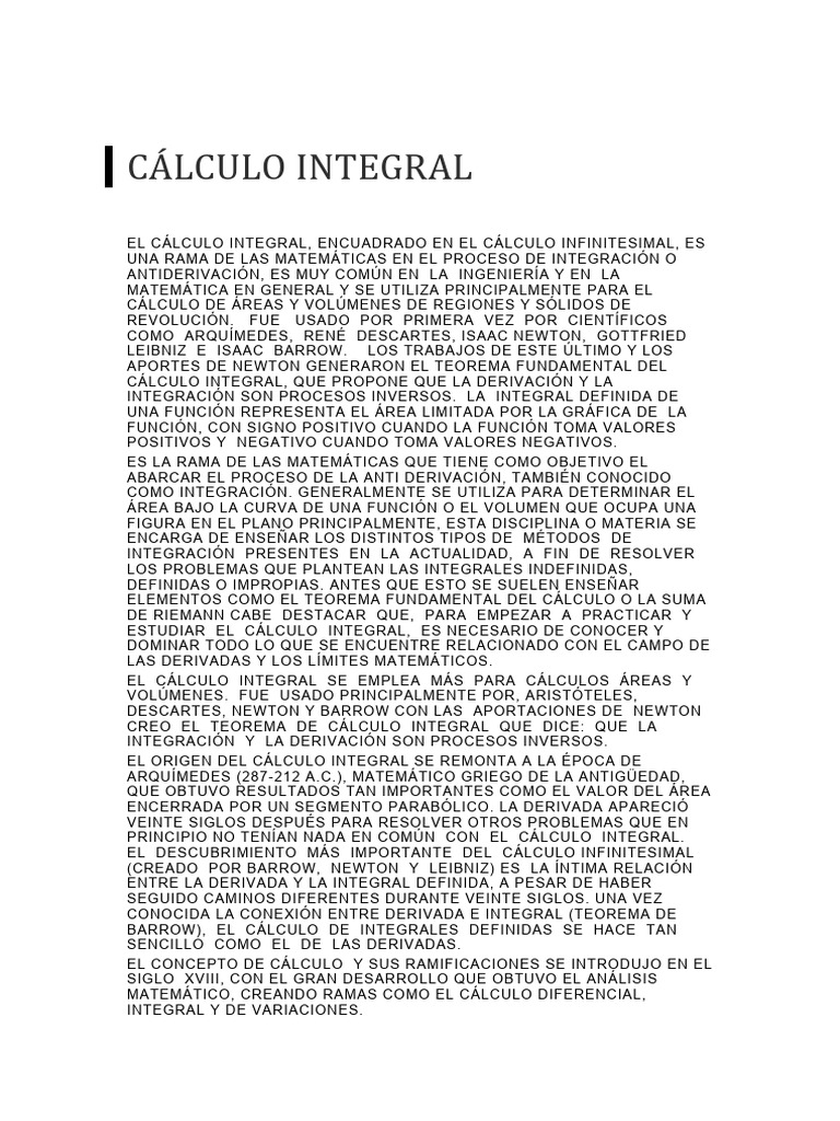 Calculo Integral Fernanda Martínez González | PDF | Cálculo | Integral