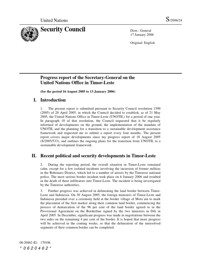Un Report | PDF