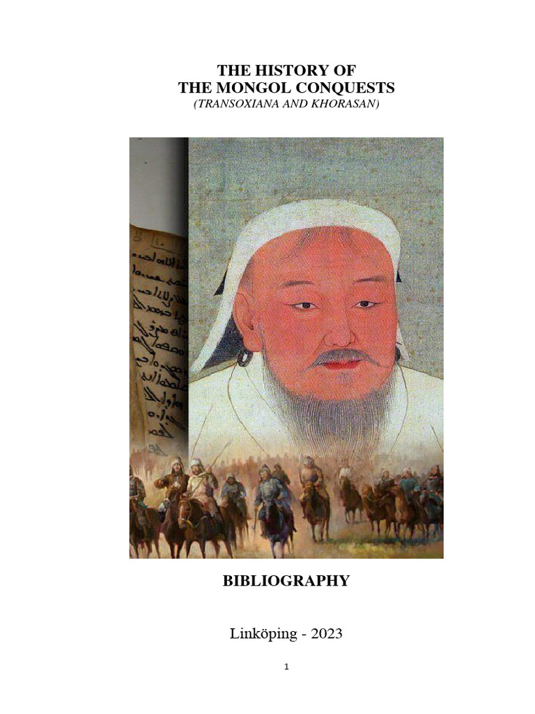 The History of The Mongol Conquests Tran | PDF | Tajikistan | Central Asia