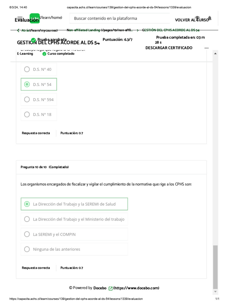 Capacita - Achs.cl Learn Courses 139 Gestion-Del-Cphs-Acorde-Al-Ds-54 ... Capacita - Achs.cl Learn Courses 139 Gestion-Del-Cphs-Acorde-Al-Ds-54 ...