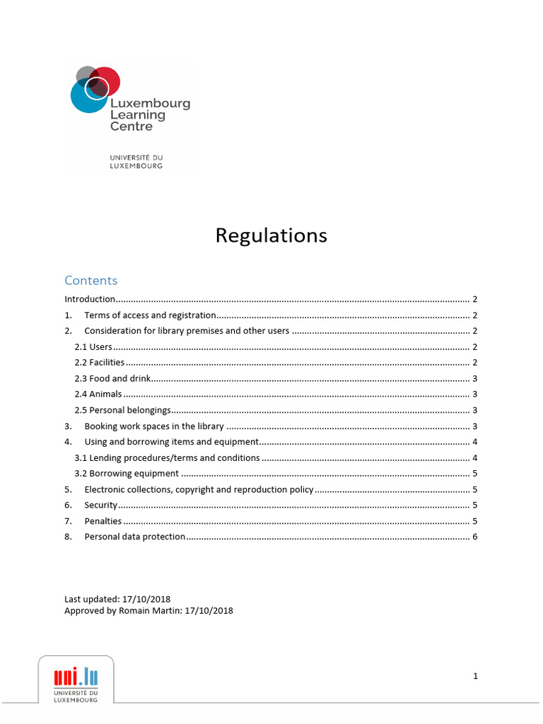 LLC-Regulations 20181017 EN | PDF