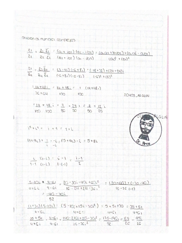 Operaciones Complejas | PDF