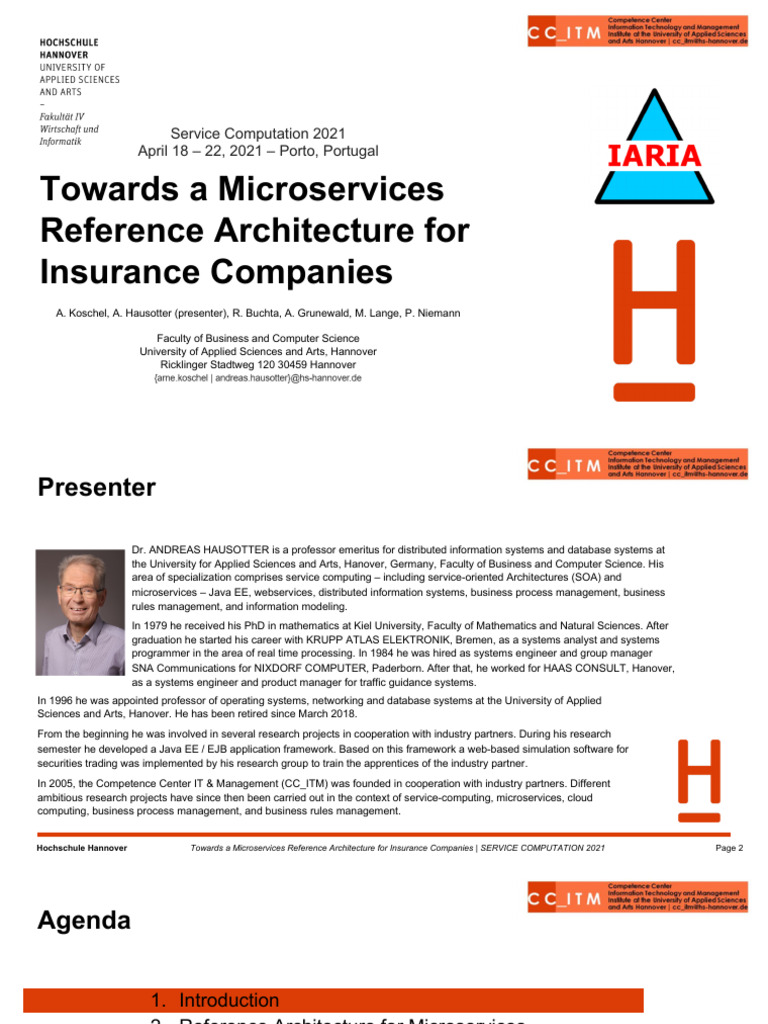 Microservices Reference Architecture for Insurance Companies | PDF | Service Oriented ...