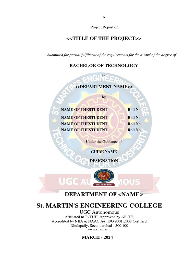Major Project Document Template-2023-24 | PDF | Software Testing | Json