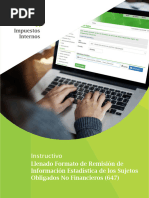 Instructivo Formato 607 DGII | PDF | Archivo de computadora | Impuestos