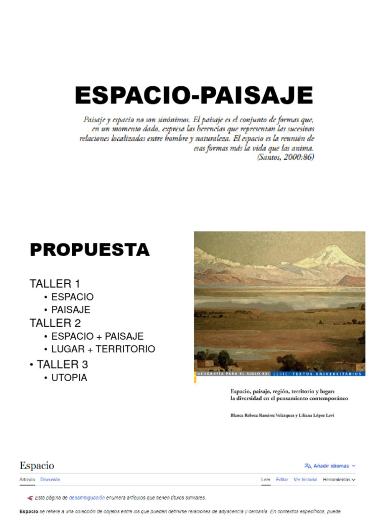 Espacio Paisaje | PDF | Paisaje | Geografía