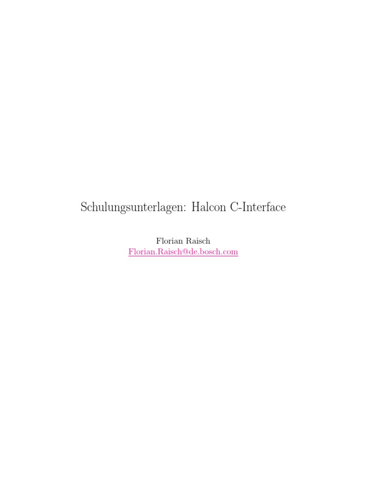 Halcon Schulung | PDF Halcon Schulung | PDF