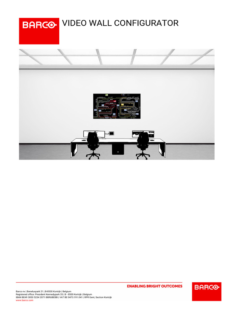 Barco Video Wall Configurator Guide | PDF | Imaging | Film And Video ...