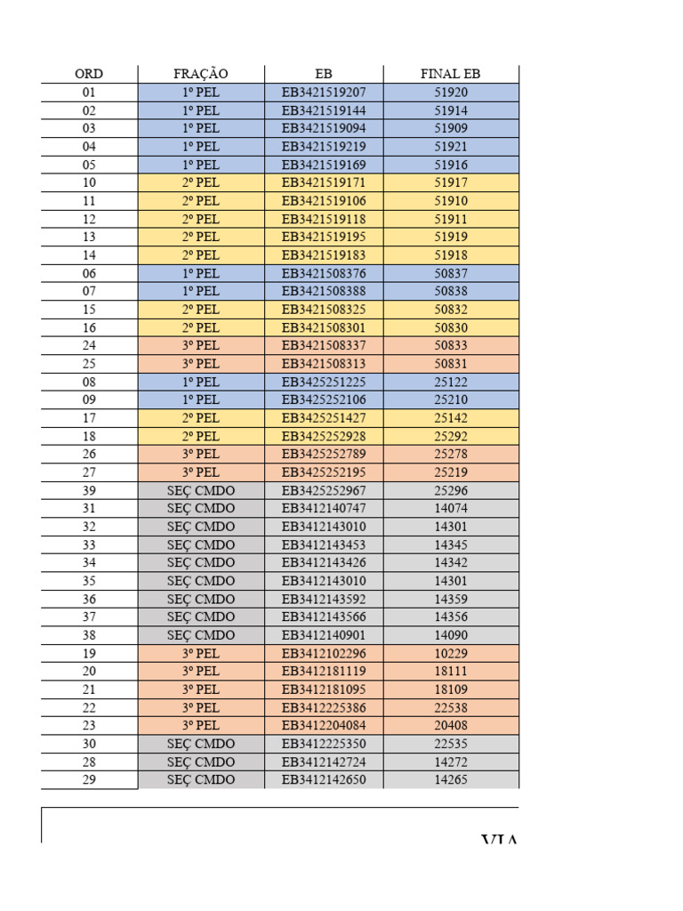Viaturas 1º Esqd | PDF