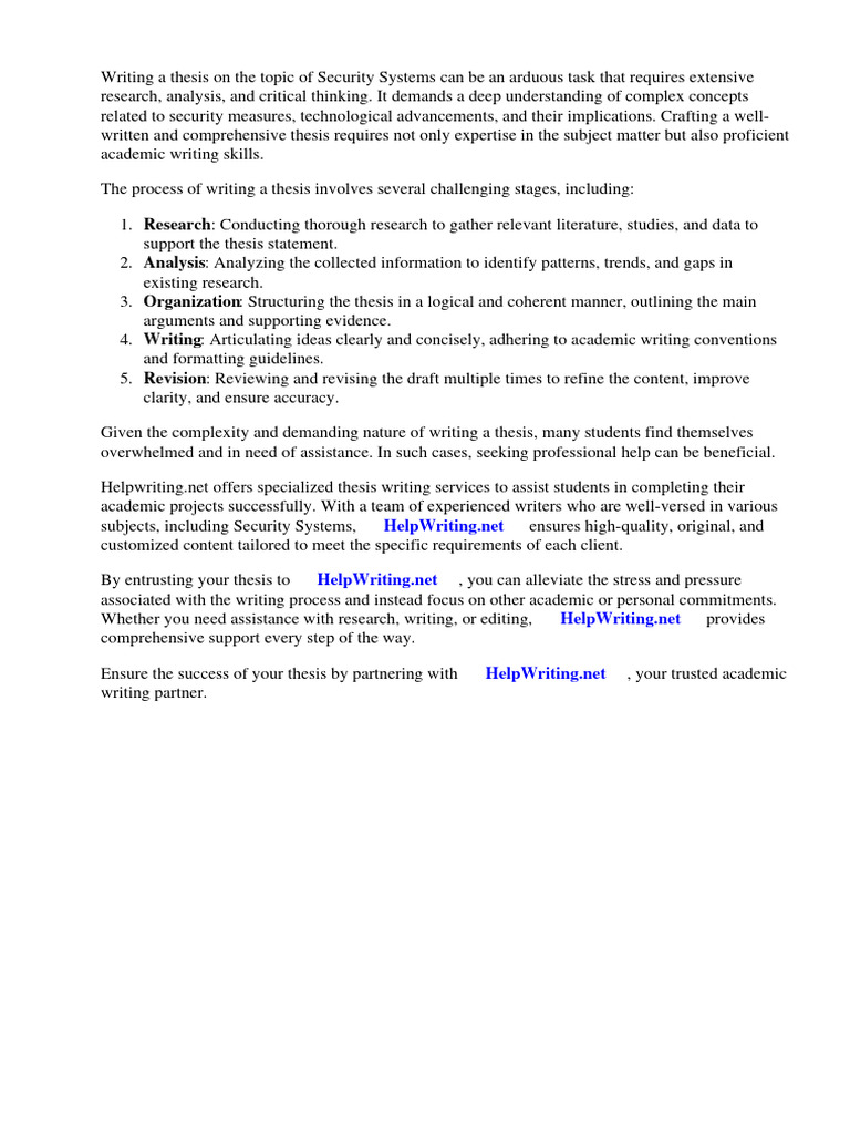 Thesis Security System Pdf Computer Security Security