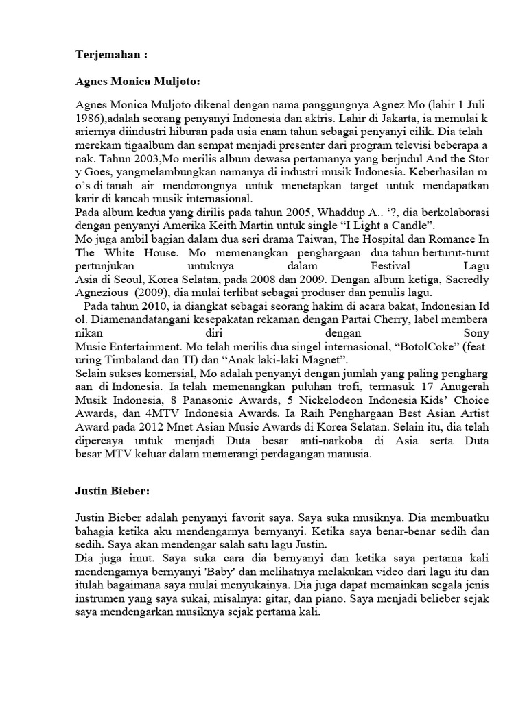 Teks Deskriptif | PDF