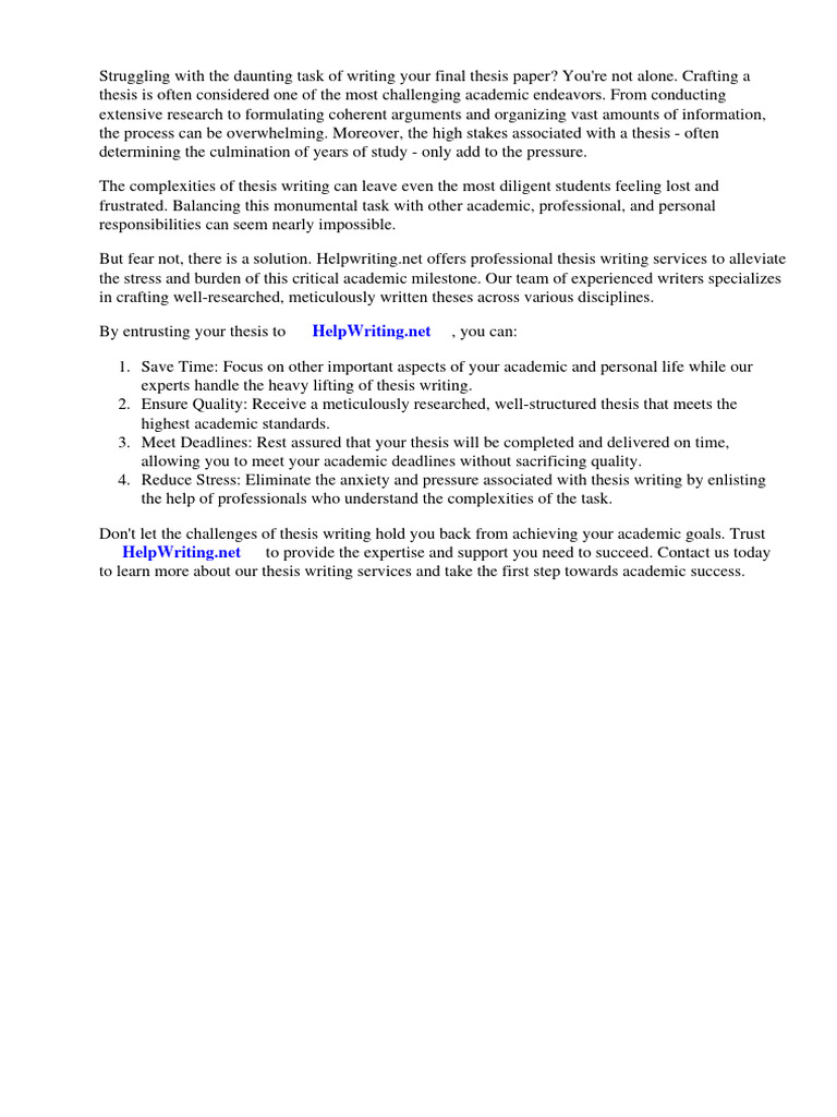 Final Thesis Paper | PDF