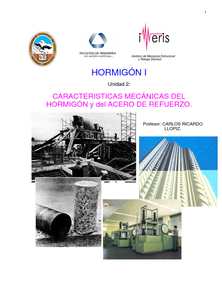 t2 Materiales | PDF | Hormigón | Deformación (ingeniería)
