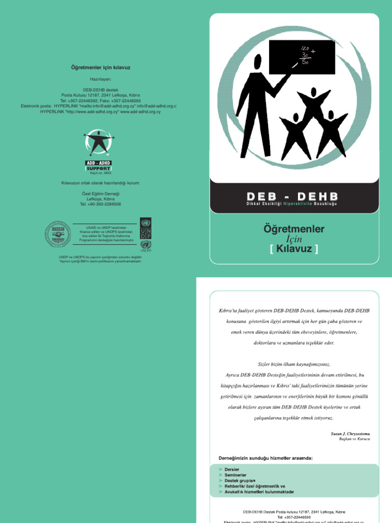 Dehb Öğretmen Notlari | PDF