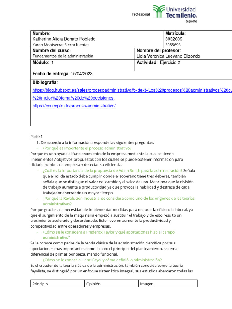 Ejercicio 2eq - FundamentosA | PDF | Crecimiento personal y profesional ...