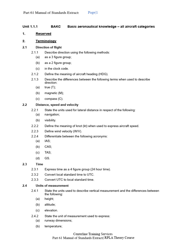 CASA RPL MOS References | PDF | Atmosphere Of Earth | Troposphere