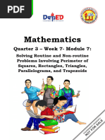 Math 4-Quarter 3 Week 3-Module 3 | PDF | Rectangle | Triangle