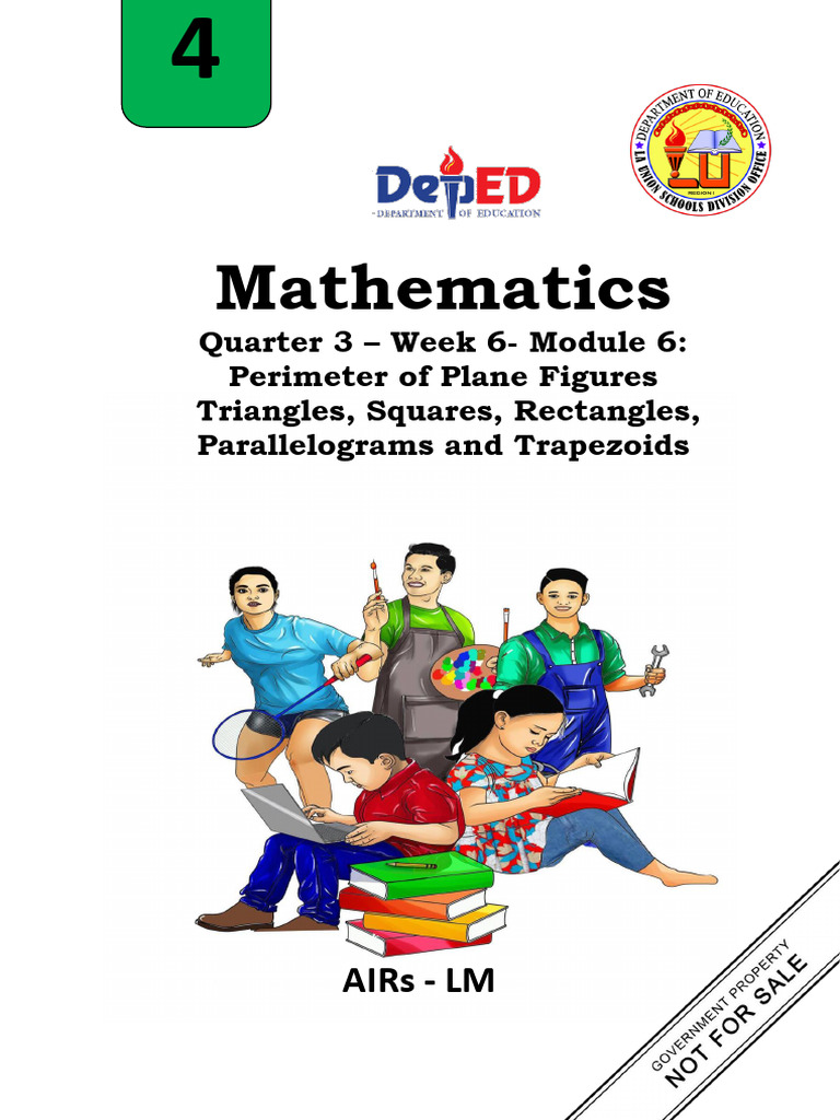 Math 4-Quarter 3 Week 6-Module 6 | PDF | Rectangle | Euclidean Geometry