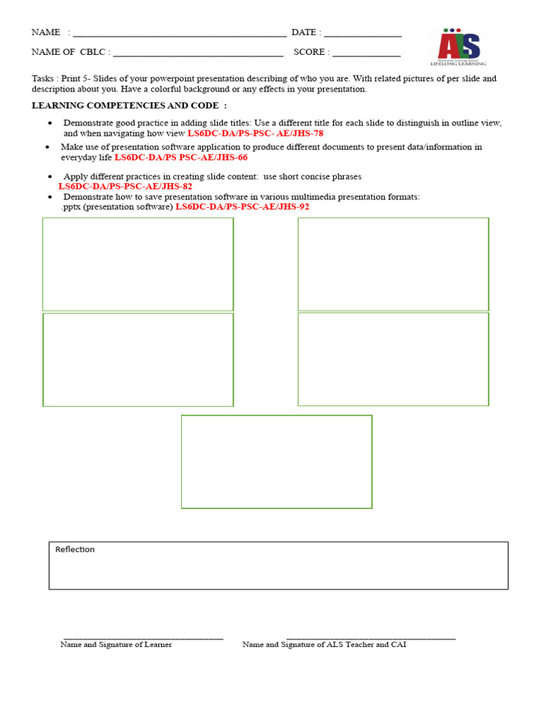 LS6 Work Sample AS1 | PDF