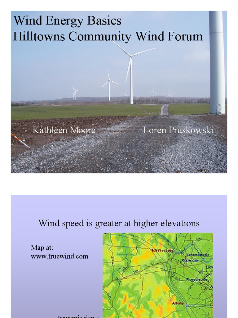 Wind Energy Basics | PDF | Wind Power | Renewable Resources