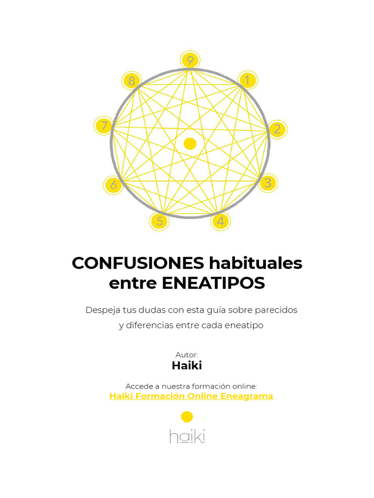 Confusiones entre Eneatipos 2, 6 y 9 | PDF | Eneagrama de la ...