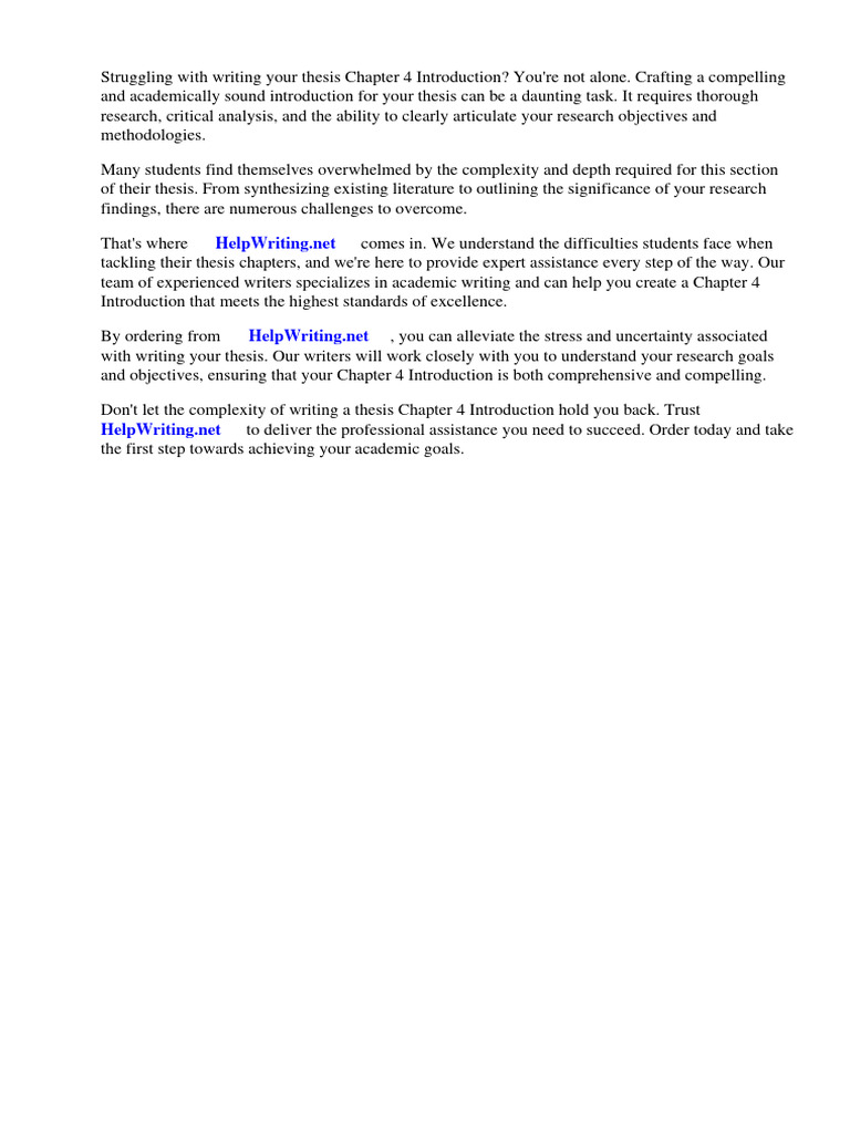 Thesis Chapter 4 Introduction | PDF | Thesis | Network Interface Controller