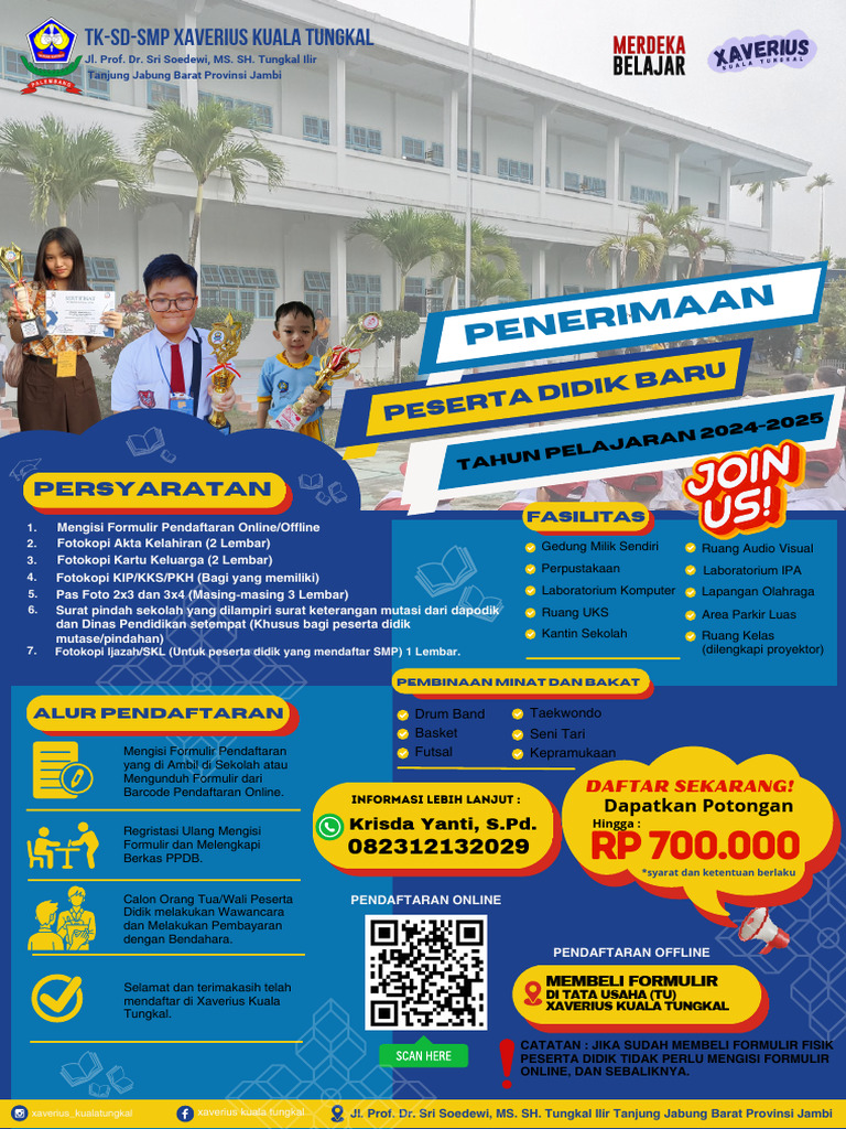 Contoh POSTER PPDB 20242025 | PDF