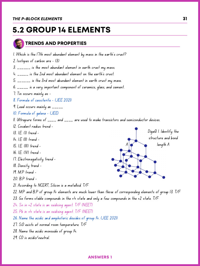 GRP 14 P Block CHEMHACK - 26cf7734 Ccd7 4b3d Aa3e 0d7baf6cf9d8 | PDF ...